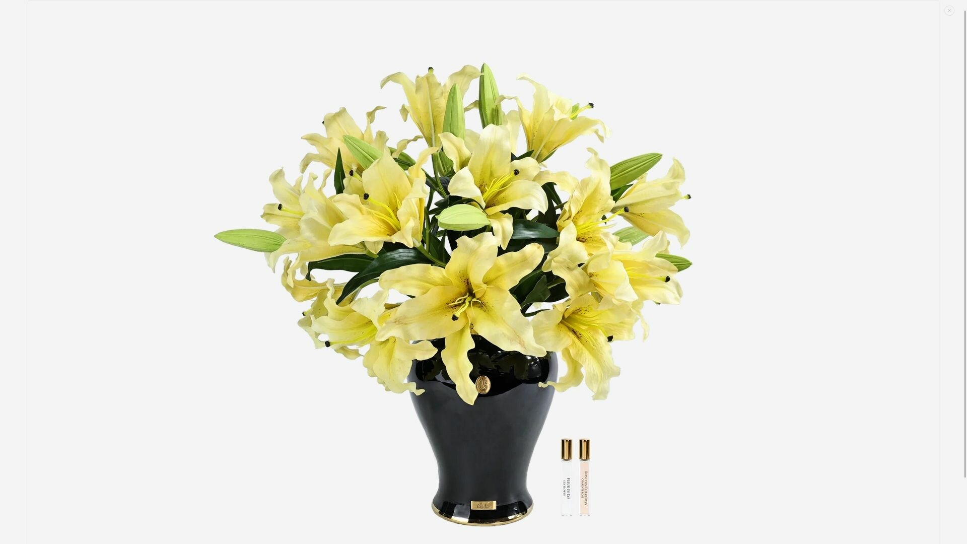 Букет лилий Cote Noire Imperial lilies , yellow, желтый, 2 спрея по 10 мл, 60 x 60 x 63