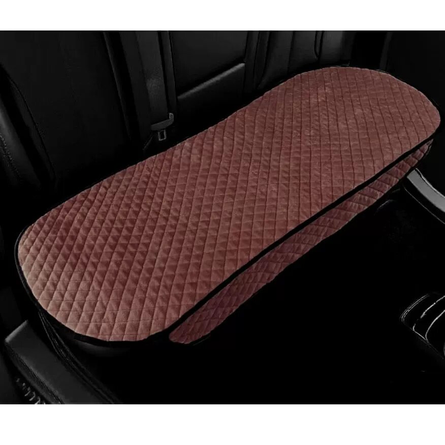 Зимний плюшевый комплект из трех предметов для автомобильного сиденья: универсальная всесезонная подушка-накидка,