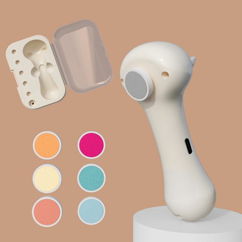 Электрическая пилка для когтей Pet Nail Grinder, молочно-белая