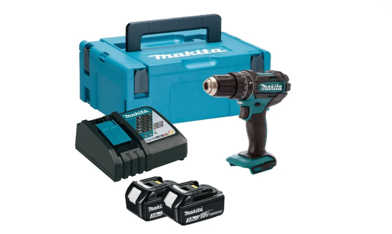 Дрель-шуруповерт Makita DHP482RFJ