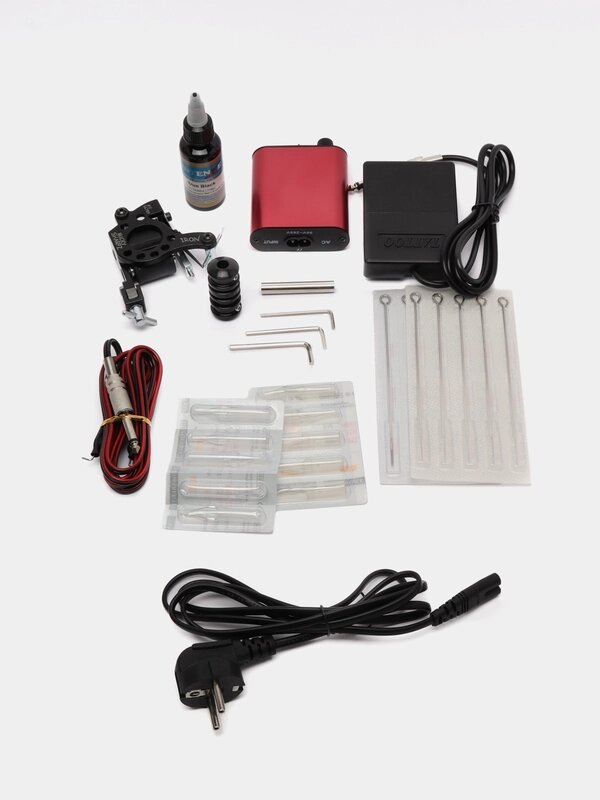 Тату набор с индукционной машинкой Tattoo Kit-Iron