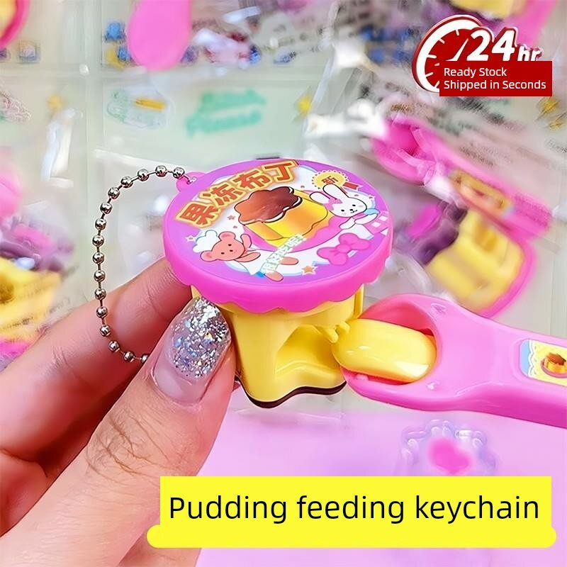 Миниатюрный набор игрушечных пудингов Miro: желейные пудинги со вкусом клубники для детских ролевых игр и имитации