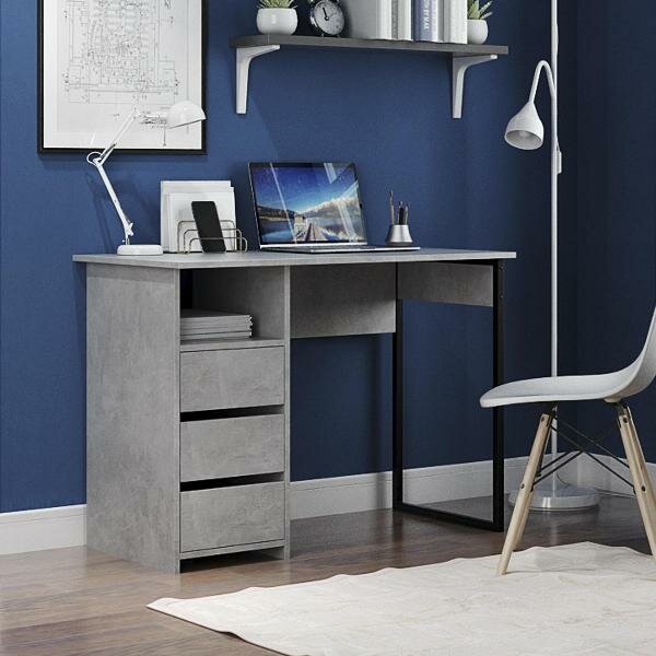 Стол письменный MFMaster Витто-235 бетон