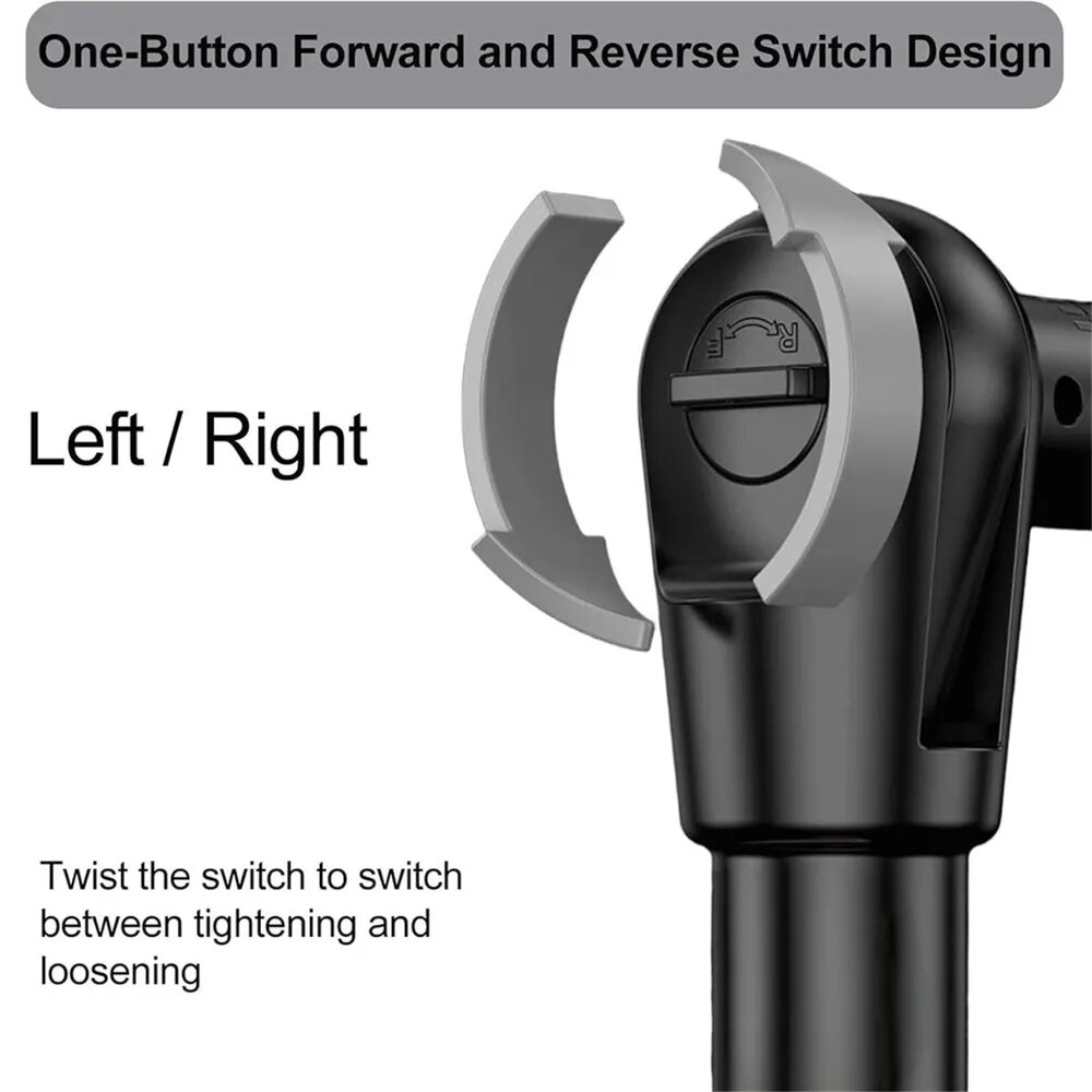 Аккумуляторный электрический гайковерт с трещоткой, удлинитель для ударного гайковерта