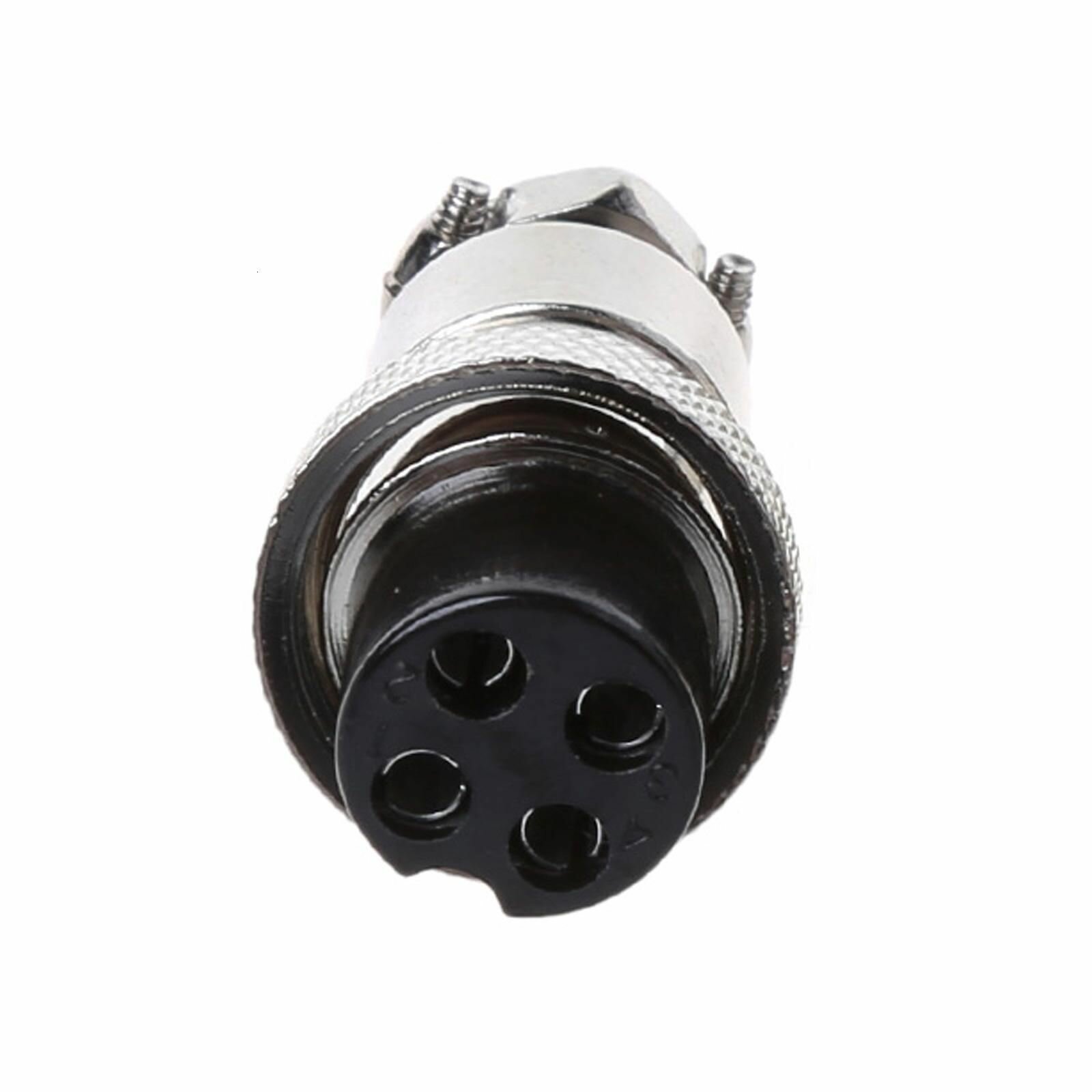 Разъем авиационный круглый GX16 3/4/8 pin, 4P