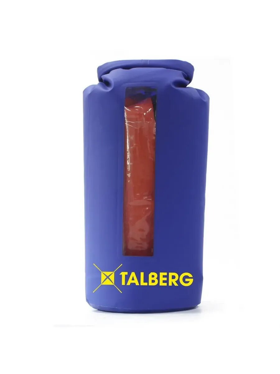 Гермомешок туристический с окном Talberg WINDOW EXT PVC 30, василёк