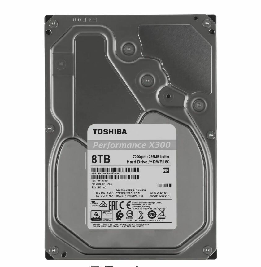 Внутренний жесткий диск 8 Тб Performance X300