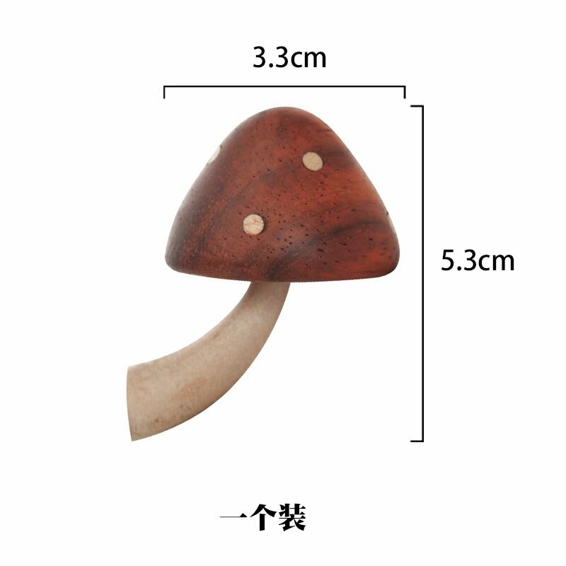 Магниты на холодильник в виде грибов - оригинальный дизайн, милые и модные декоративные магниты ручной работы из дерева.