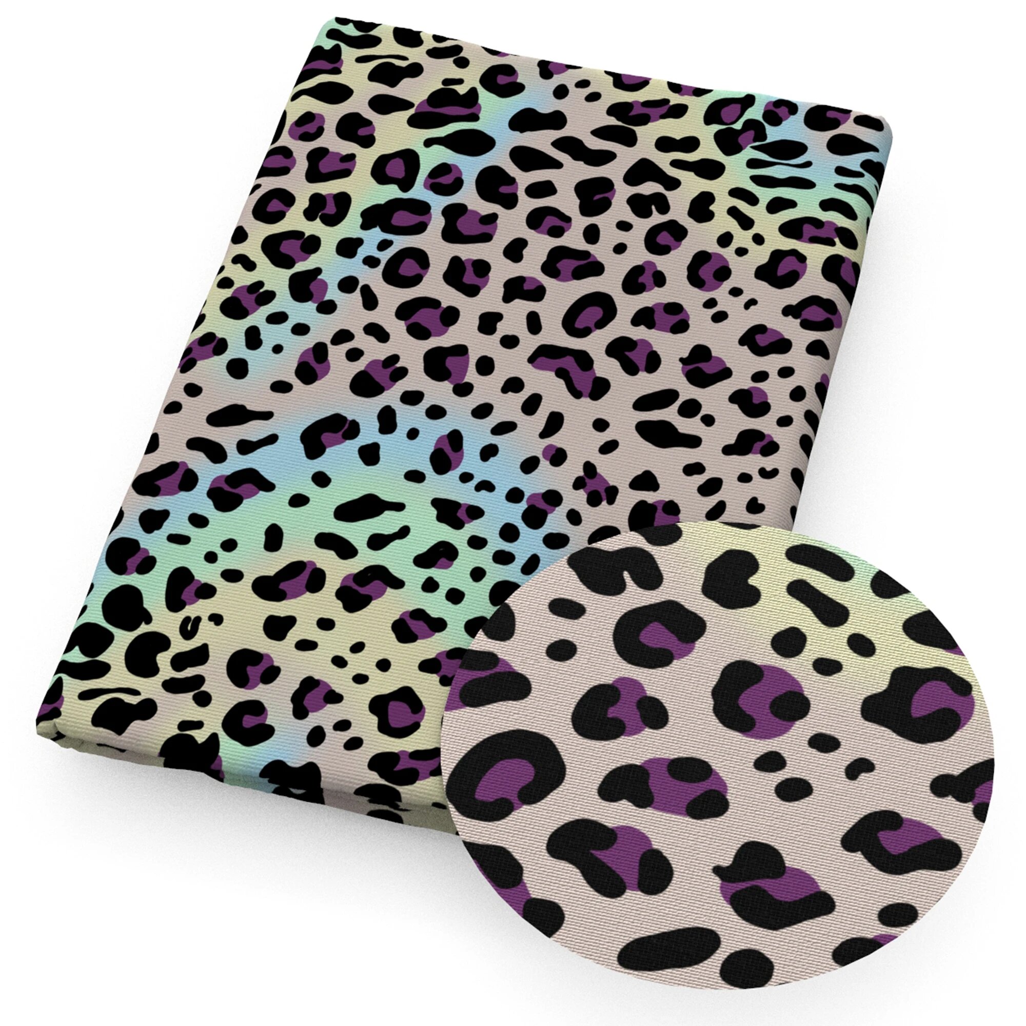 Леопардовая хлопковая ткань David Angie 50*145 см Красный, Pure Cotton, 1146493