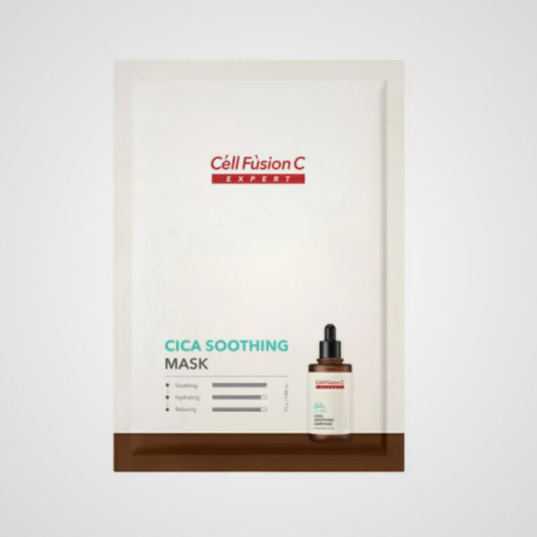 Маска восстанавливающая/успокаивающая 10 шт CELL FUSION C Cica Soothing Mask Маска 10 шт