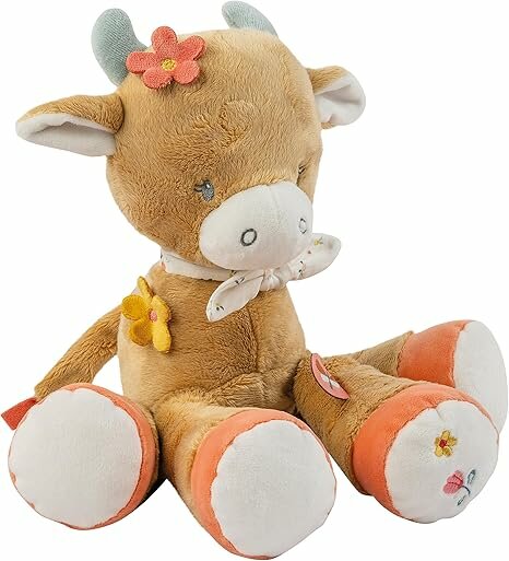 Игрушка мягкая Nattou - Корова Мила, 30 см - 266000