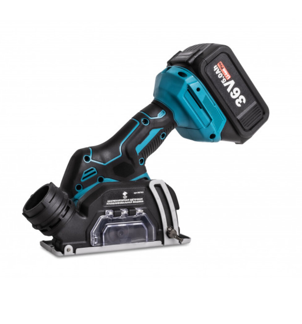 Аккумуляторная щеточная УШМ 76мм с пылеотводом GG763