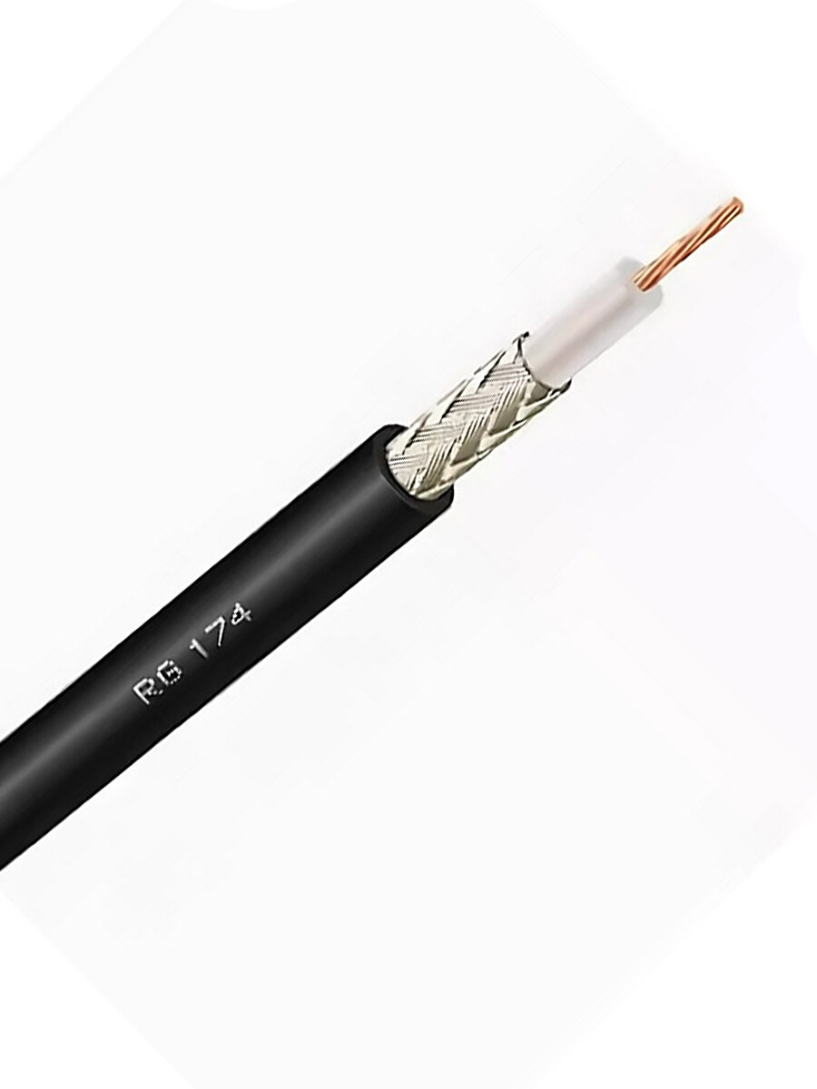 Кабель коаксиальный RG-174 Eletec CCS, 50 Ом 15 Метров