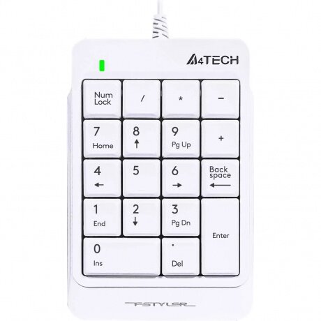 Числовой блок A4Tech Fstyler FK13 белый