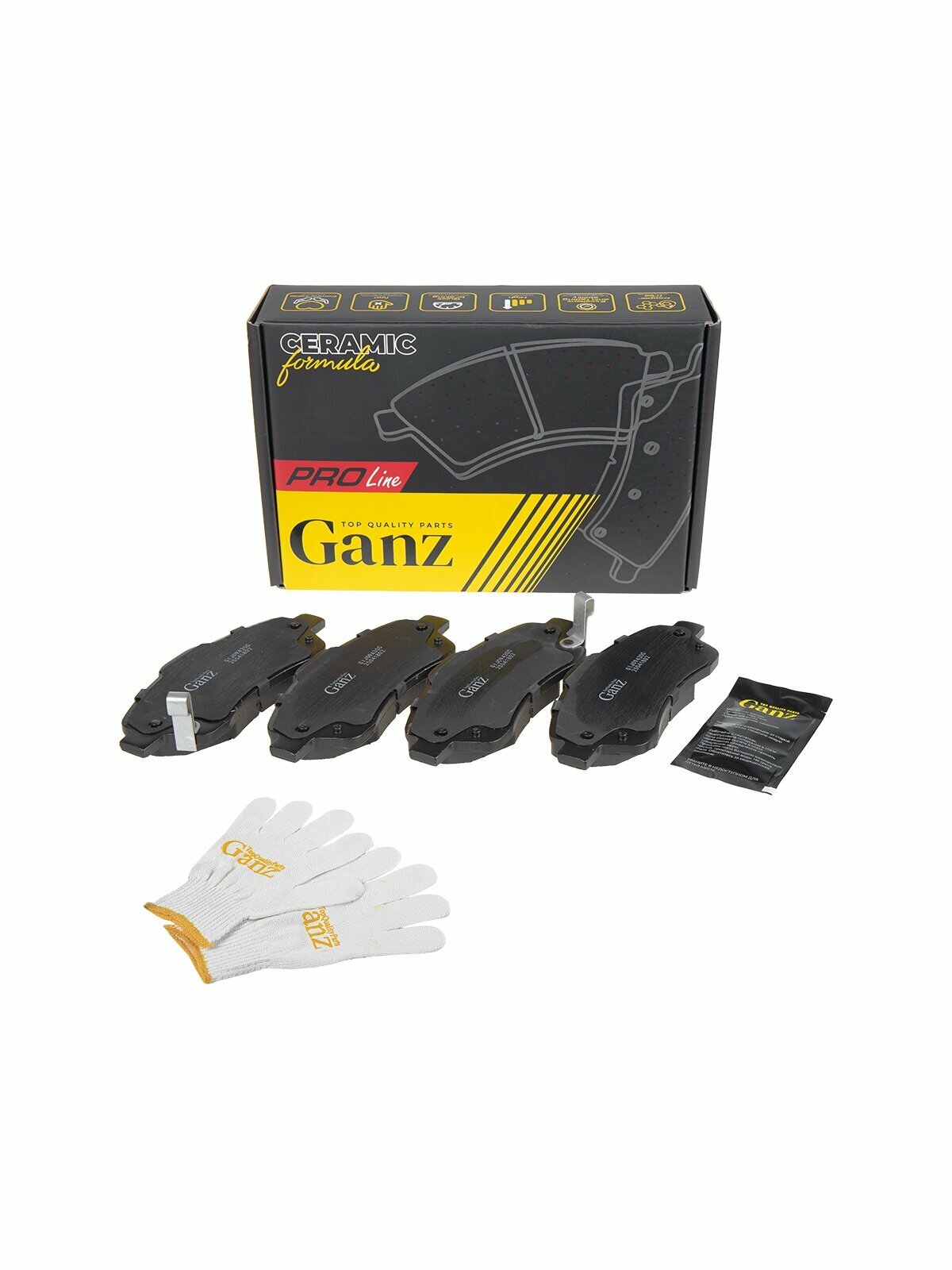 Колодки передние PRO-Line Ceramic TOYOTA AVENSIS GANZ GIJ09430C