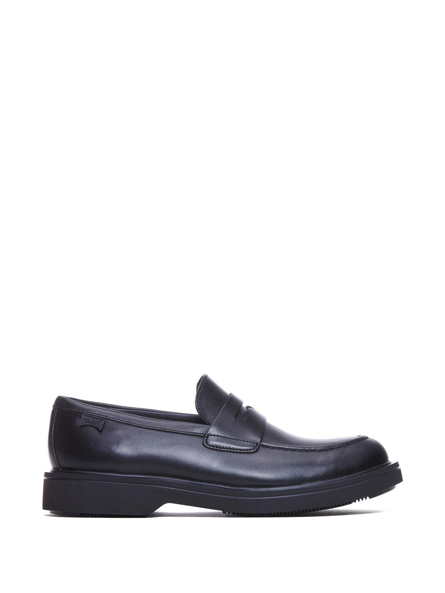 Лоферы Norman round-toe leather loafers