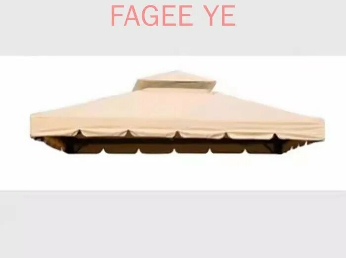 Наружный тент-крыша с двойным верхом 3 х 4 м для беседки