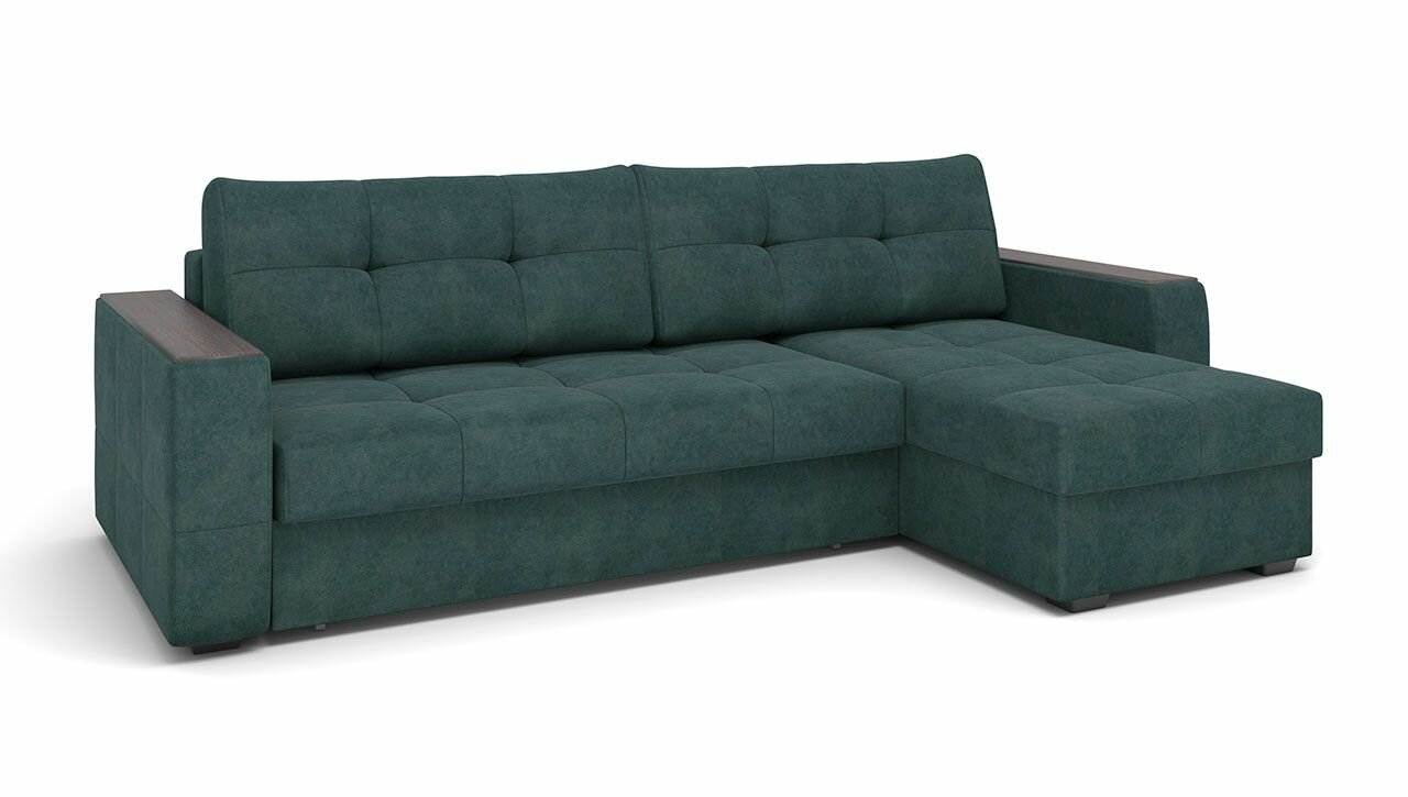 Угловой вариант модели Сиэтл (БиВ) Merino atlantic (K) Декор: Структурный кофе