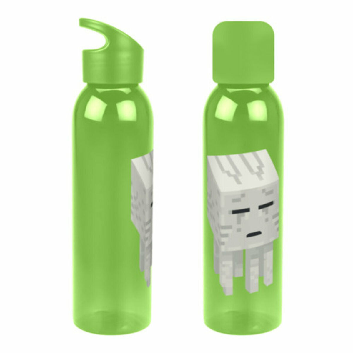 Бутылка для воды «гаст майнкрафт Ghast игрушка с гастом» (зеленый)