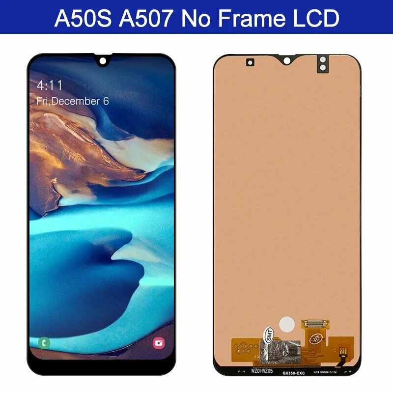 Для SAMSUNG GALAXY A10 A105 A20 A205 A20S A207 A30 A305 A30S A307 A50 A505 A70 A50S TFT No Frame