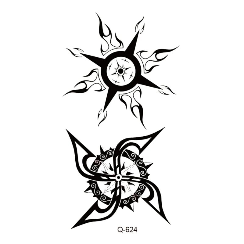 Маленькое животное, волк, лев, скорпион, мужская водостойкая временная татуировка, 38-QD-Q-624