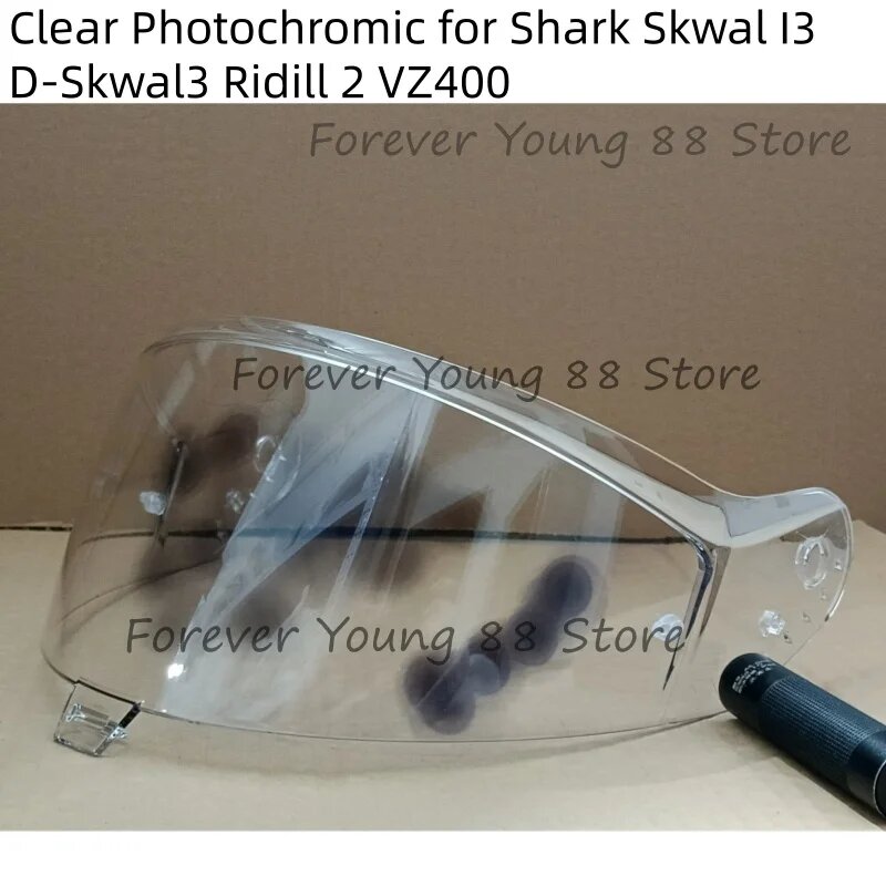 Для Shark Skwal I3 D-Skwal 3 Ridill 2 VZ400 шлем козырек линзы солнцезащитный козырек стекло видоискатель лобовое стекло аксессуары для мотоциклов Moto Clear Photochromic