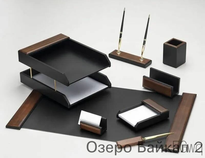 Настольный набор Good Sunrise T8G-1A (8 предметов) орех МДФ коричневый