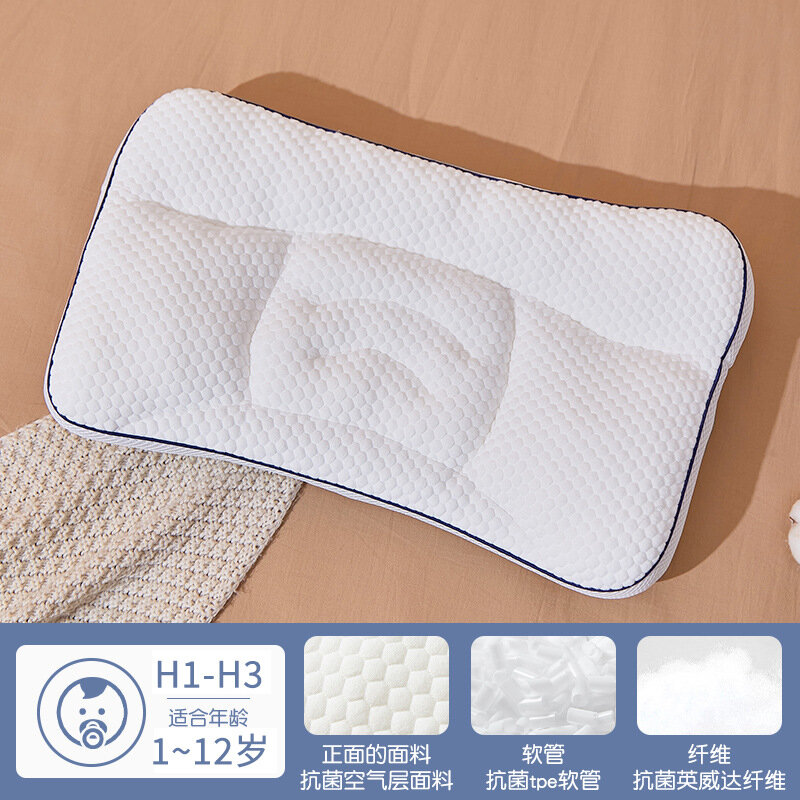 Детская подушка для детей от 1 до 6 лет и старше, подходит для всех сезонов, подушка Baby Zone, специальная дышащая подушка для детских садов и учеников начальной школы.