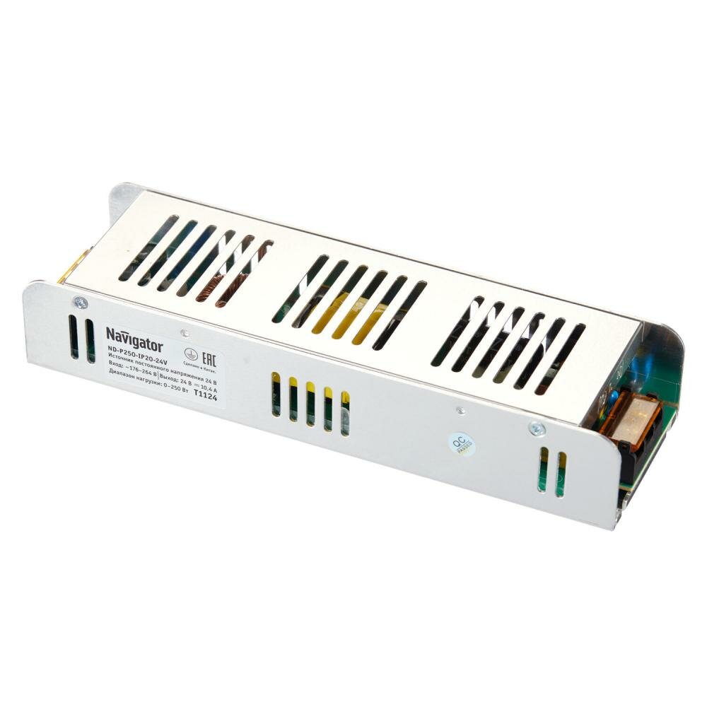 Блок питания для светодиодной ленты Navigator ND-P250 220/24 В 250 Вт IP20 (95445)