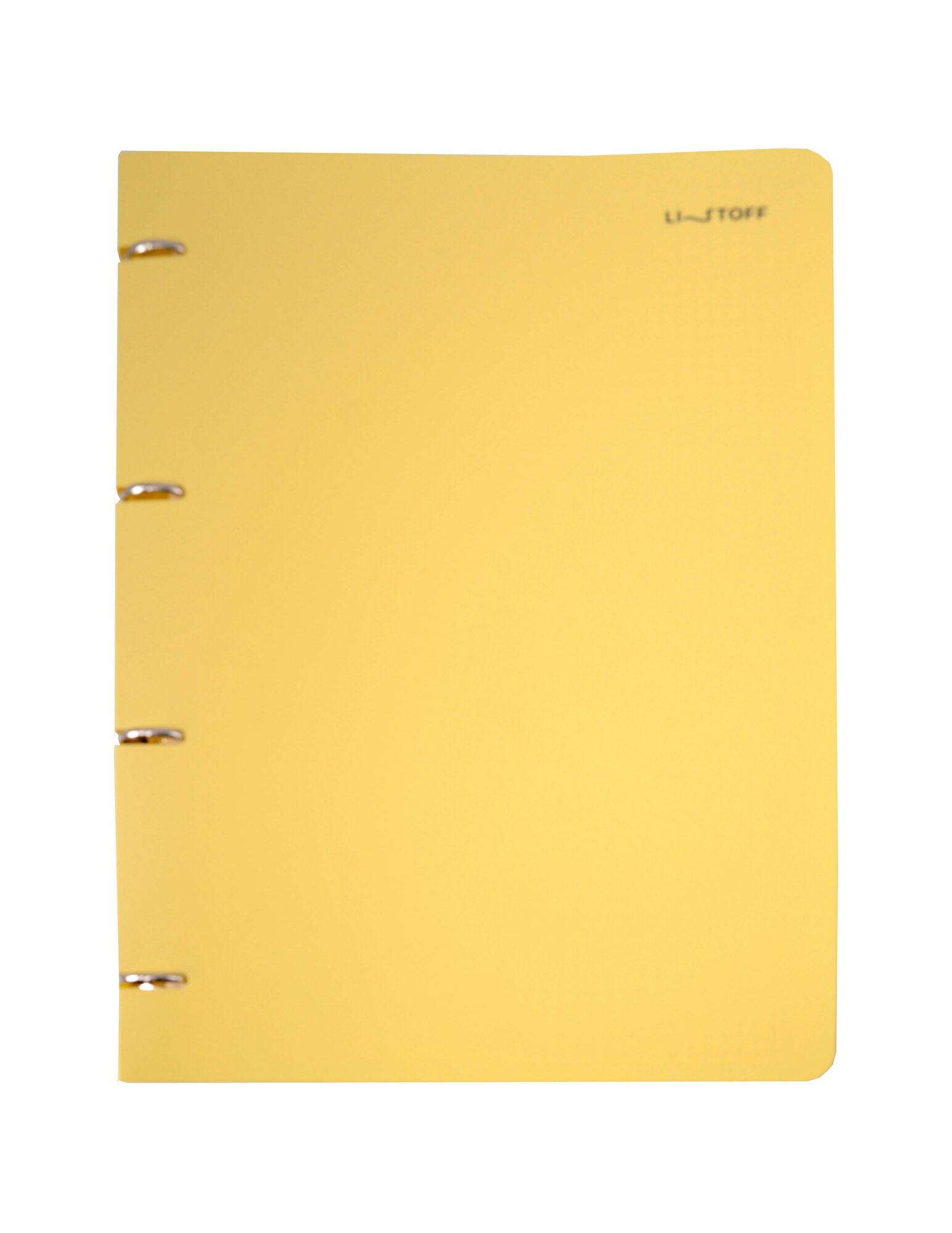 Тетрадь А4 80л кл. "Sunrise" на кольцах, смен. блок, пласт. обл.