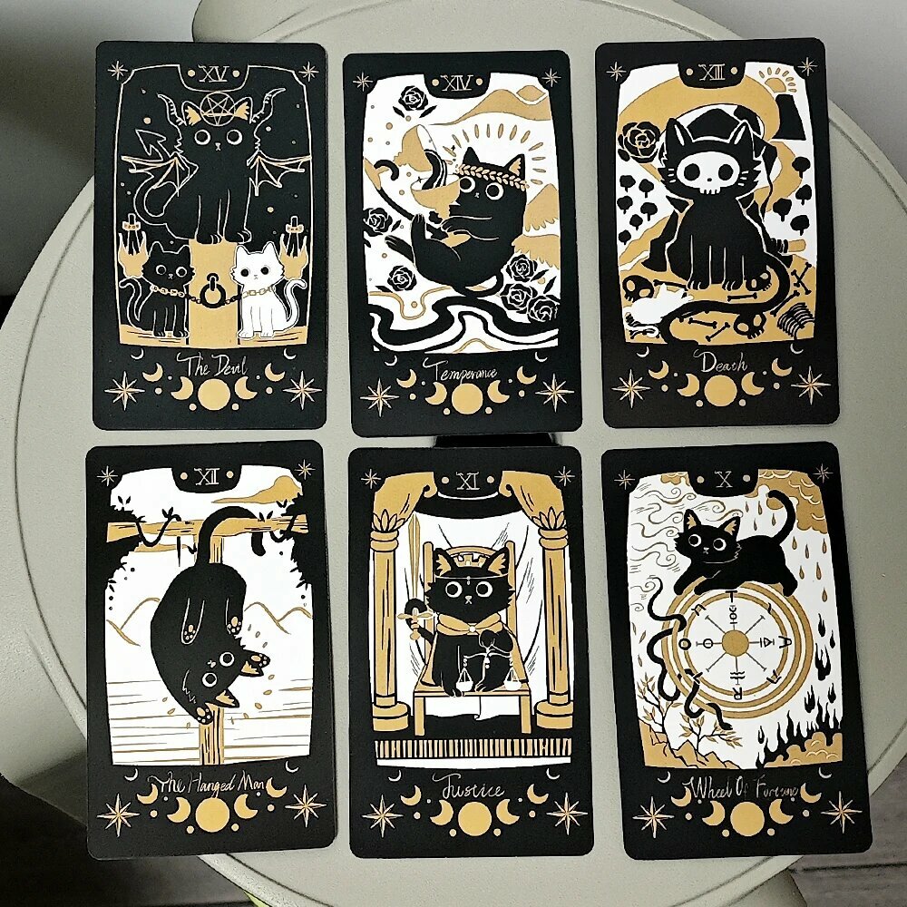 Adorable Cat Tarot Deck 78 Cards