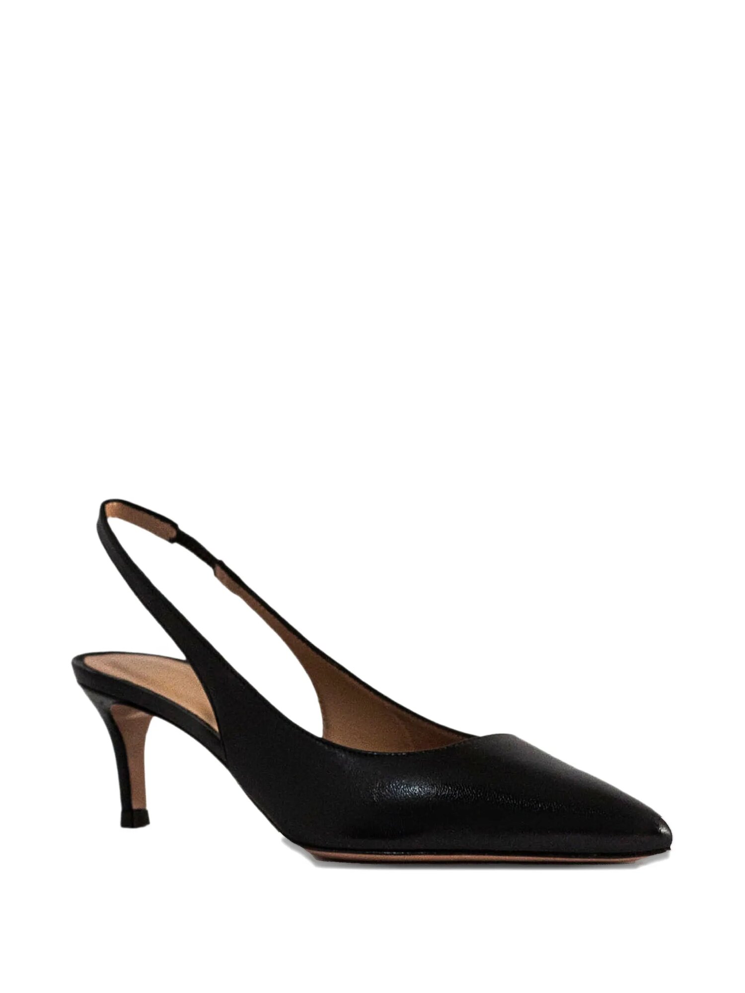Босоножки Roberto Festa Pointed toe slingback sandals, размер 36, black/black — фото 1