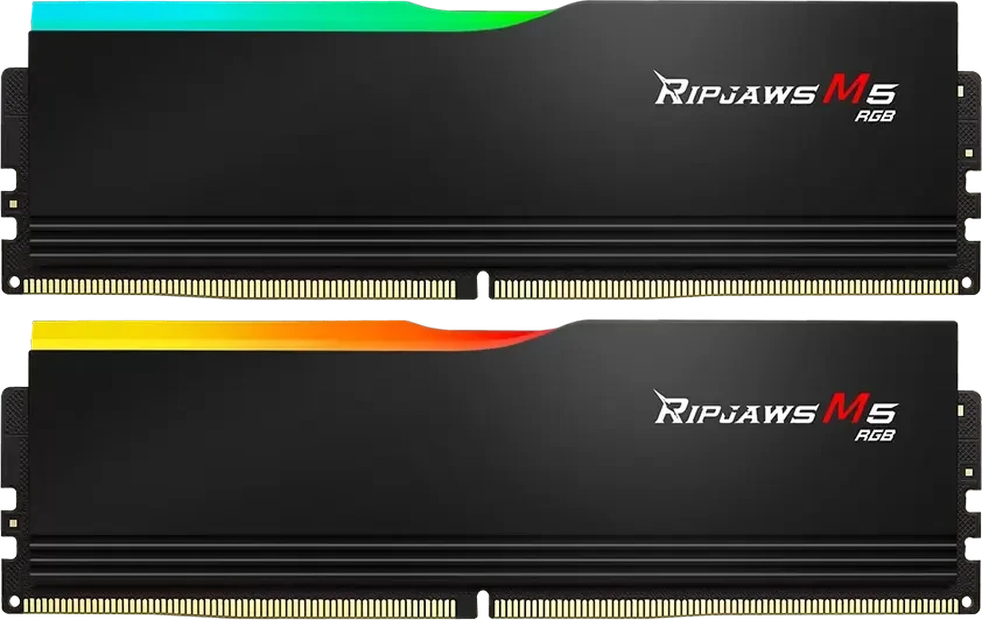 Модуль памяти DIMM DDR5 64Gb, 6400Mhz, 2x32Gb, G.Skill Ripjaws M5 RGB Black (F5-6400J3239G32GX2-RM5RK)