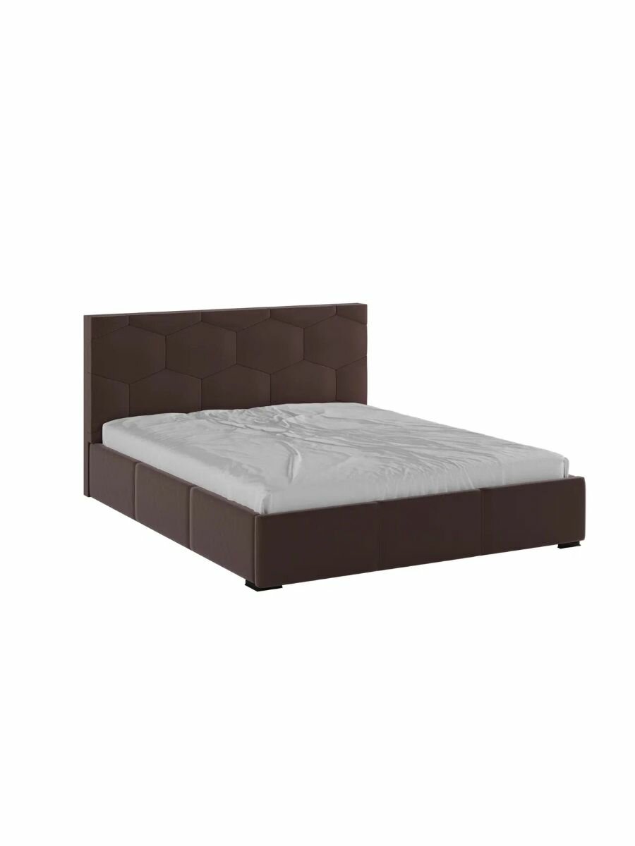 Кровать интерьерная Манука, 1,6м, 1750х1050х2230, Коричневый, Кистель, Kistel