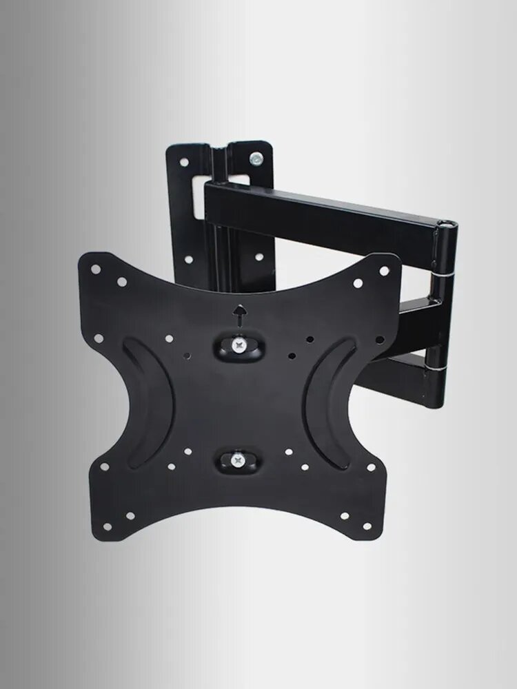 Гибкий настенный кронштейн для телевизора, черный, поворот и наклон, для ЖК-телевизоров