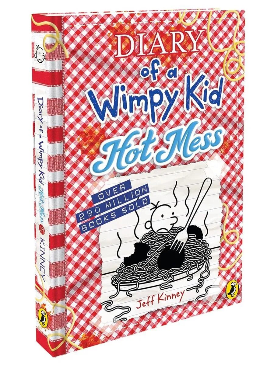 Diary of a Wimpy Kid Book 19 Hot Mess Hardback | литература на иностранных языках