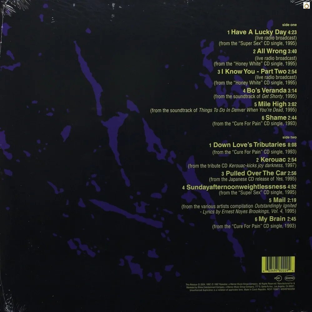 Виниловая пластинка Morphine - B-Sides And Otherwise Alternative Rock Сборник 12" LP 2024 Rykodisc — фото 1