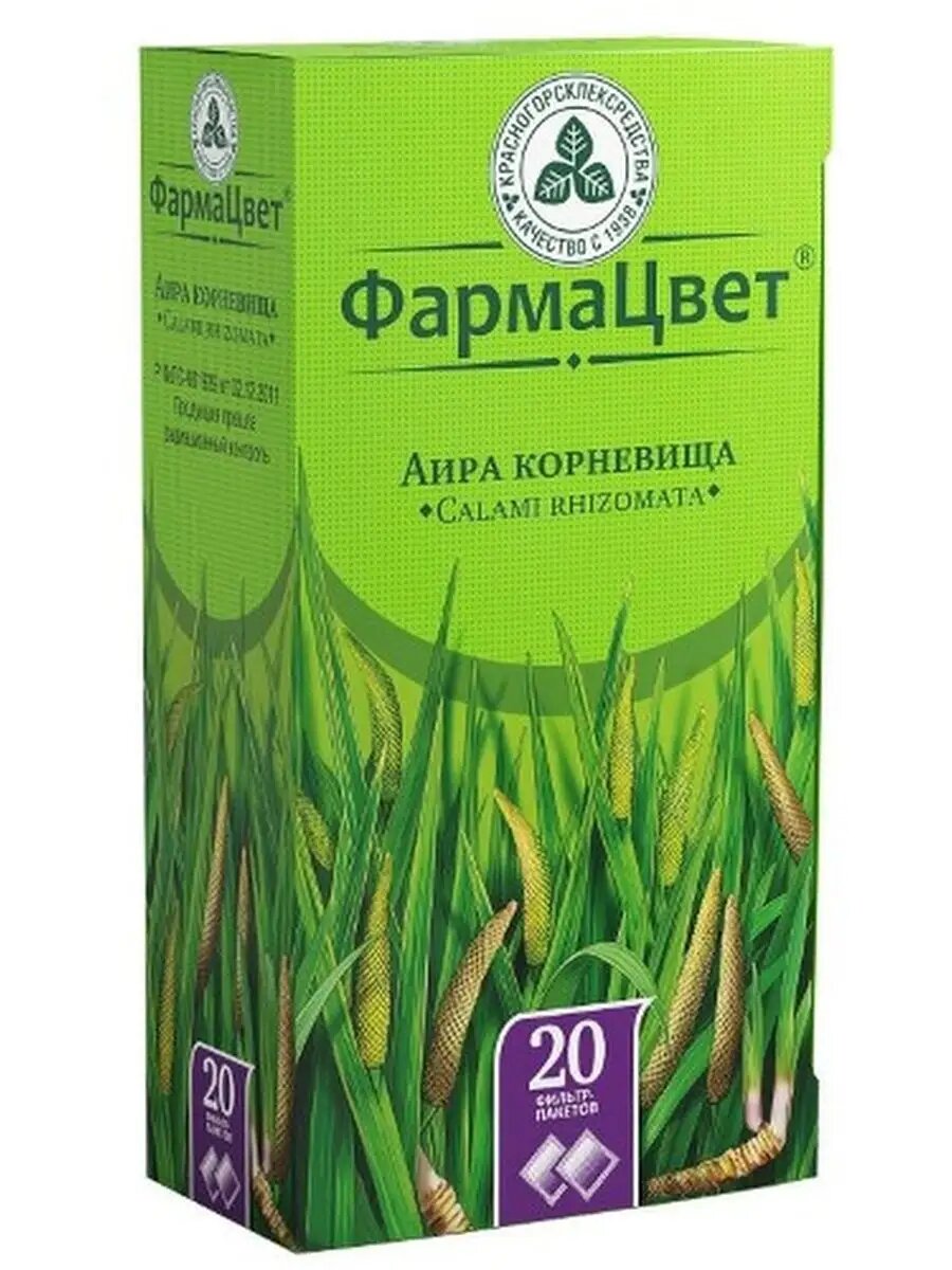 Аира корневища 20 шт. фильтр-пакеты корн