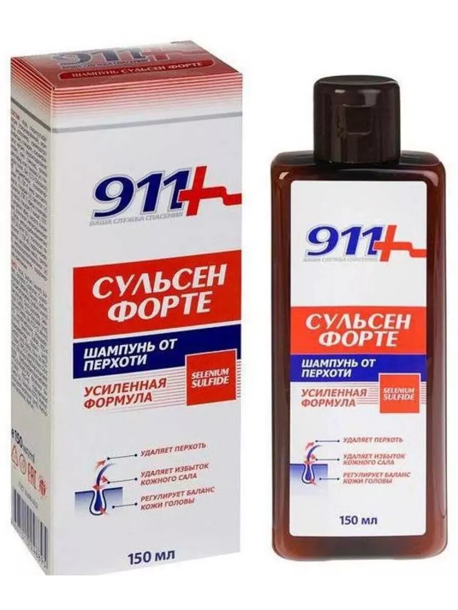 Сульсен форте, шампунь от перхоти, 150 мл