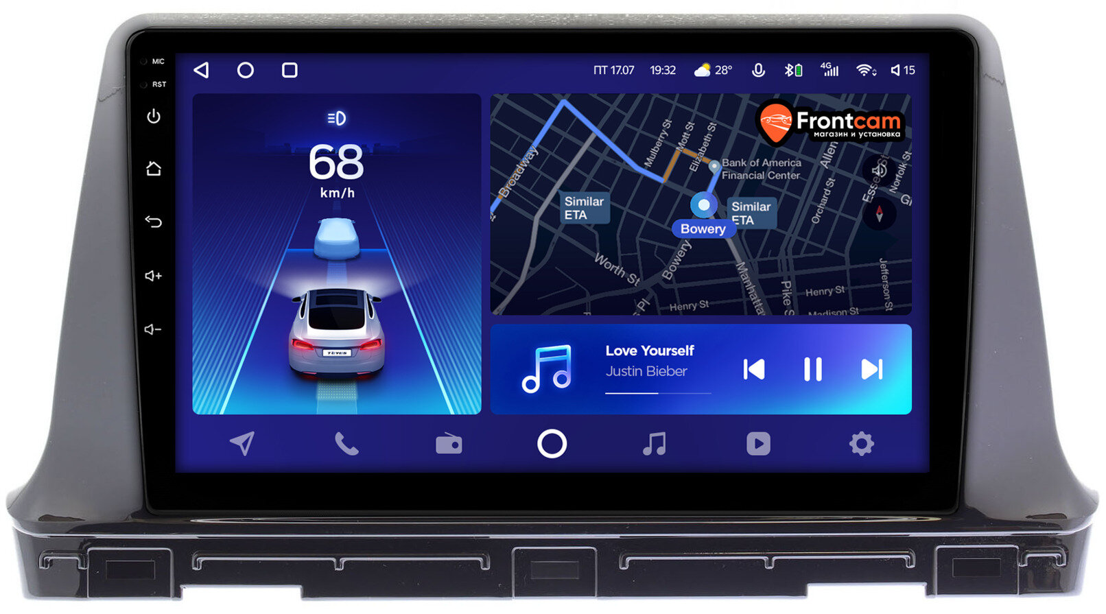 Штатная магнитола Kia Seltos 2019-2024 Teyes CC2 PLUS 4/64 10" RM-10-1174 Android 10 (4G-SIM, DSP, QLed)