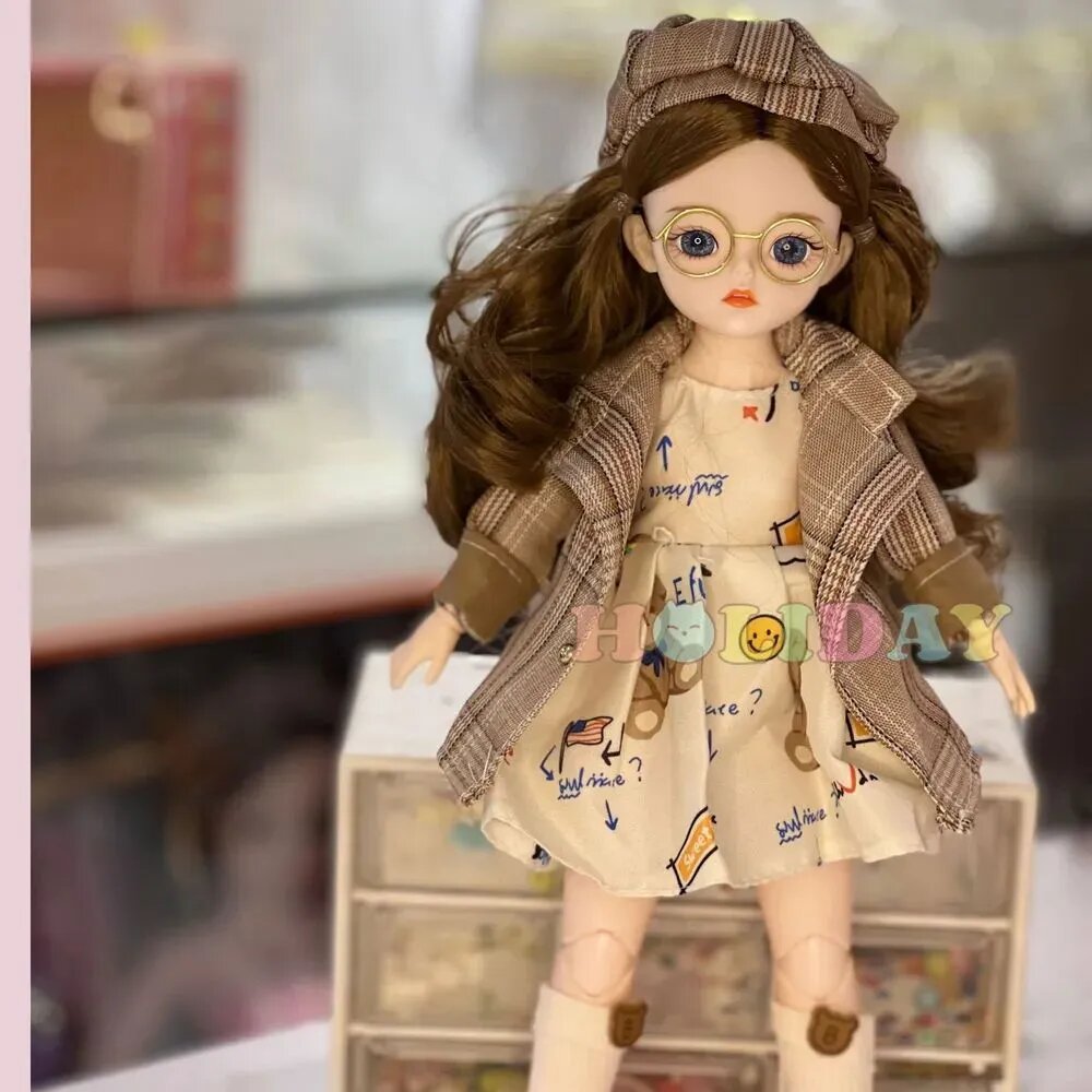 Большая кукла для девочки с длинными волосами 30 см Funky Toys, коллекционная