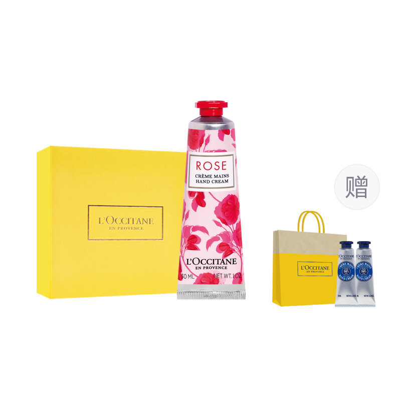 Крем для рук унисекс LOCCITANE Limited Edition увлажняющий ароматный с ароматом розы, 75мл