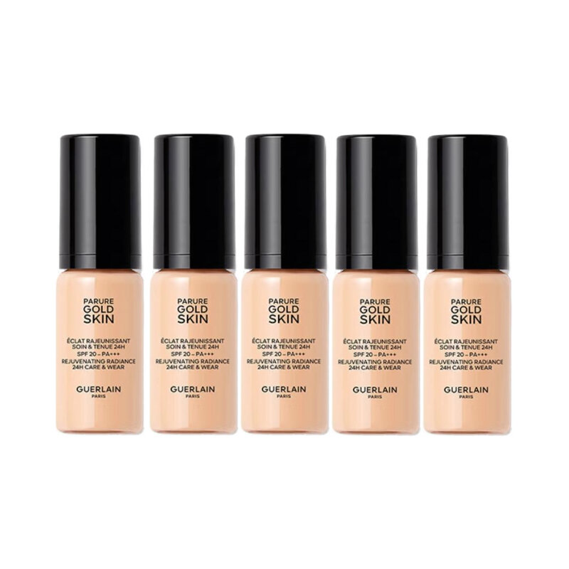 Тональный крем женский GUERLAIN Golden Diamond Perfecting Foundation, комплект 5 мл*5, оттенок #0N Shiny Radiance