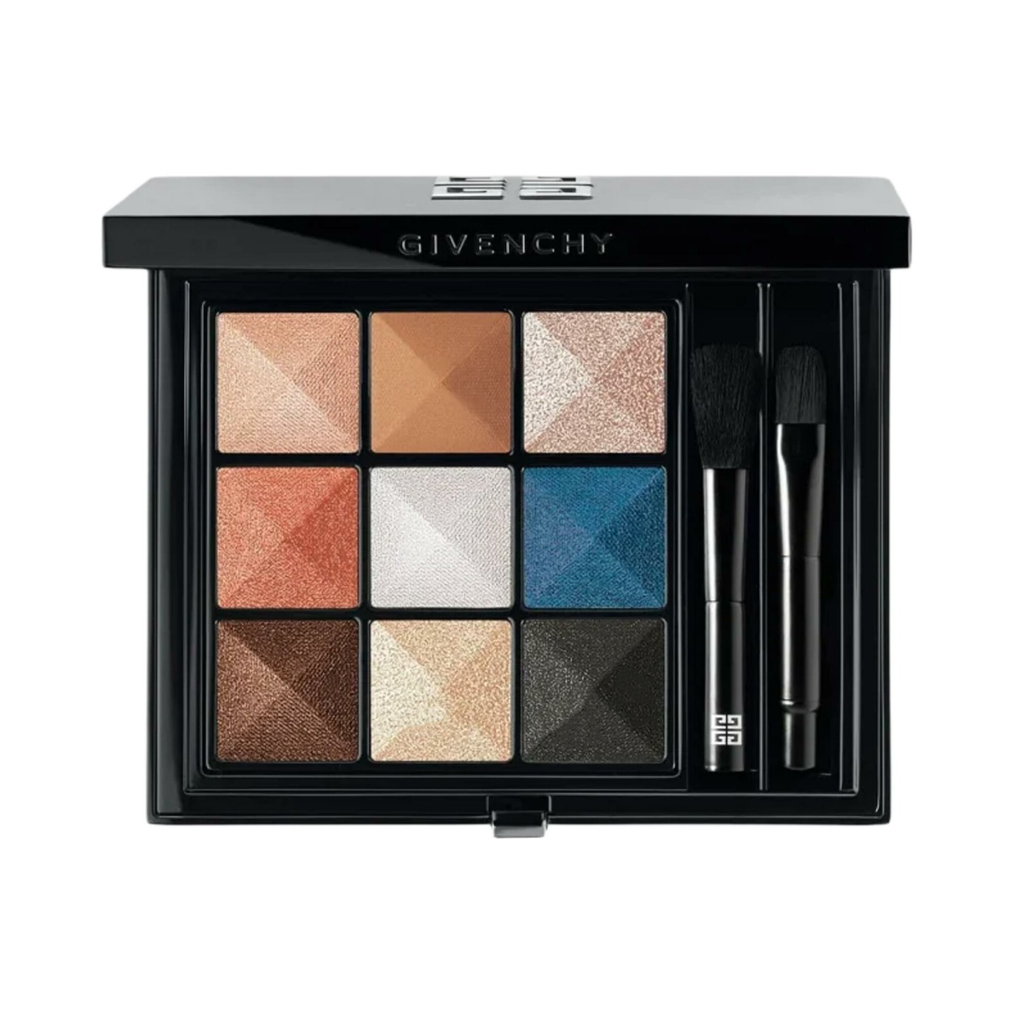 Палетка теней для век женская Givenchy Premium Nine Colors Рождественская коллекция 2025, матовый перламутровый контуринг