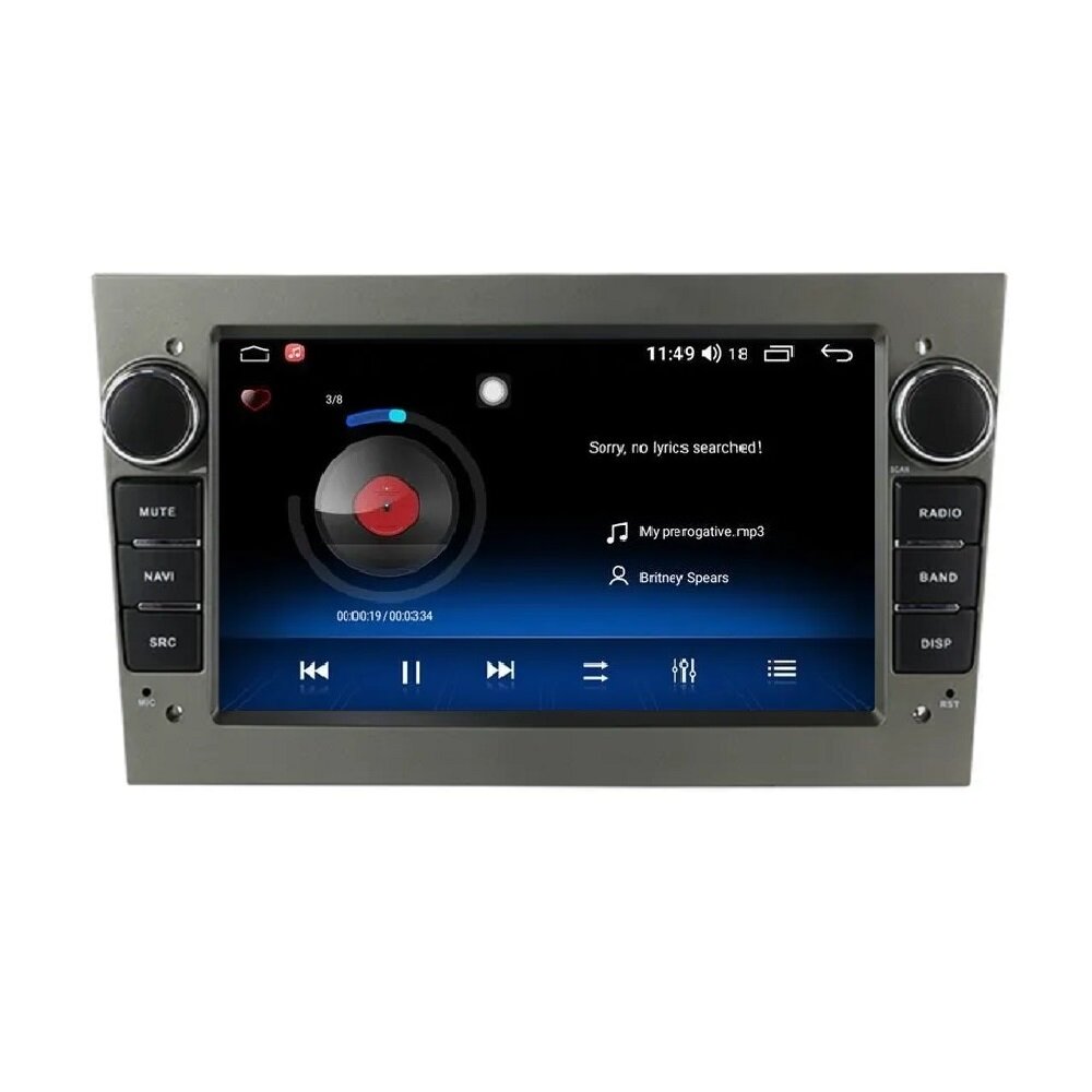 Магнитола Opel Astra H Corsa Андроид 2/32ГБ (серый)