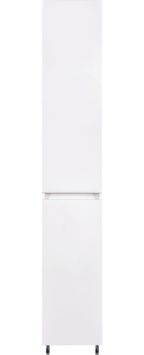 Шкаф-пенал Style Line Даллас 30 Люкс Plus универсальный, белый, с бельевой корзиной