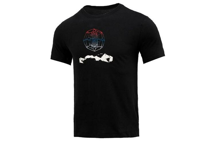 Футболка Black Crew Neck Moderate Straight Fit