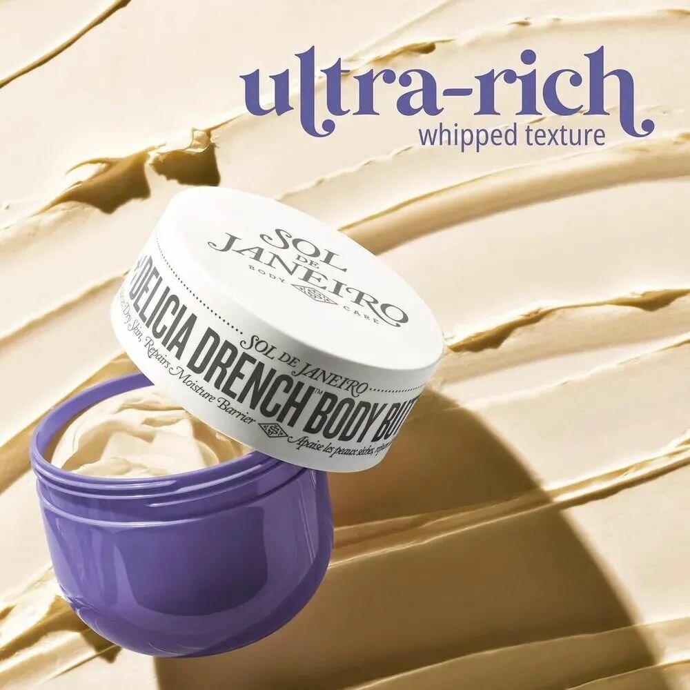 Sol de janeiro, Крем для тела увлажняющий парфюмированный - Delicia Drench Body Butter 75 мл