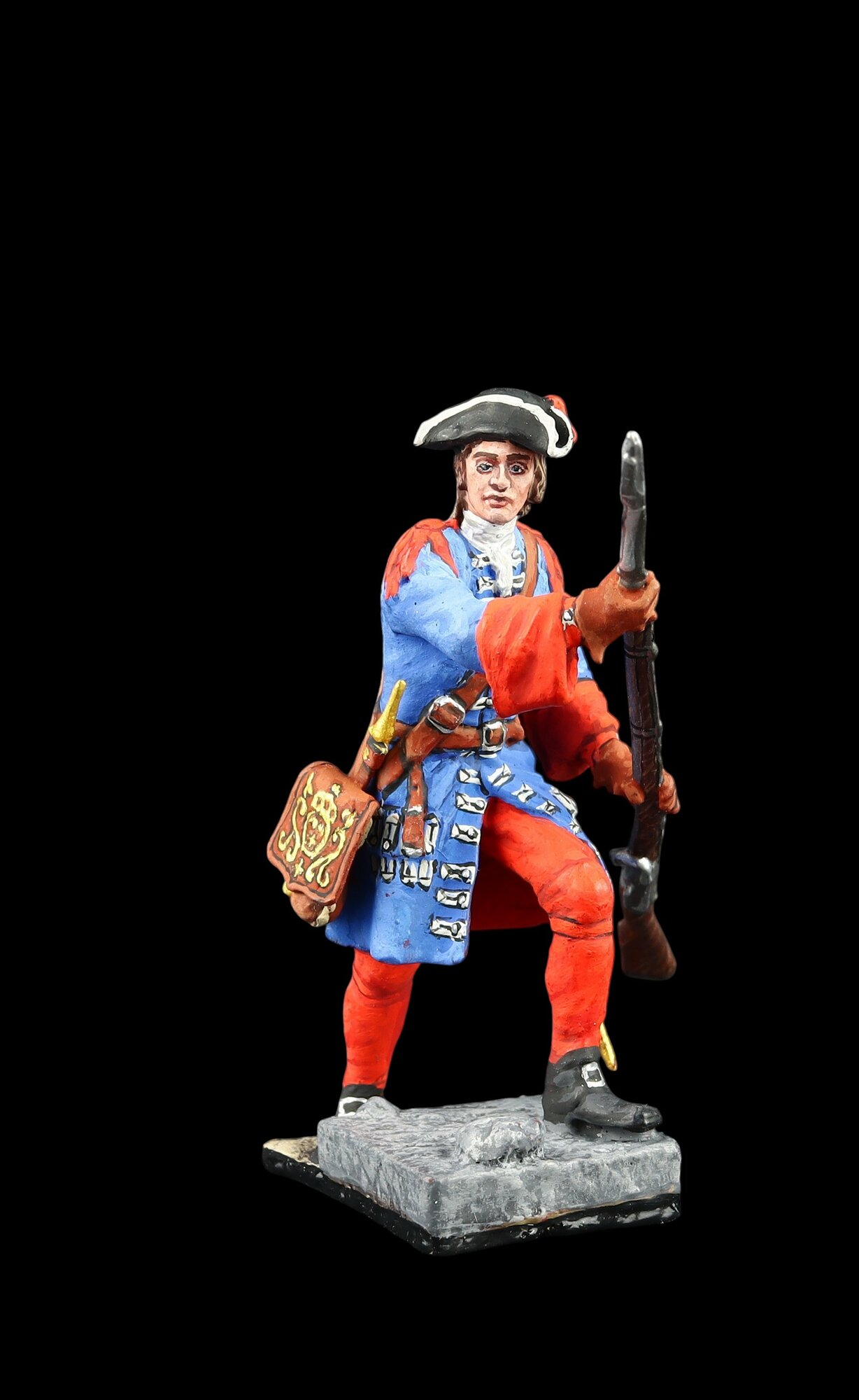 Оловянный солдатик SDS: Французский королевский мушкетер, 1695 г