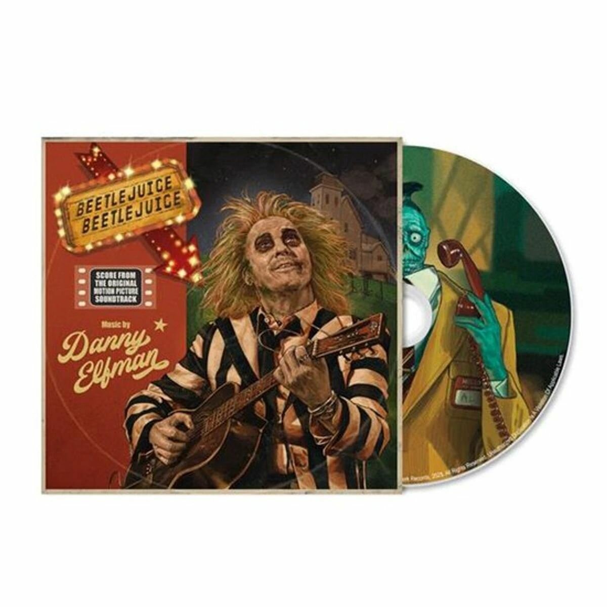 CD диск OST - Beetlejuice Beetlejuice (Danny Elfman) (CD) 2025, Jewel case